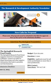 RDA Weekly Newsletter - May 8, 2024