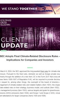 Client Update: SEC Adopts Final Climate-Related Disclosure Rules ...